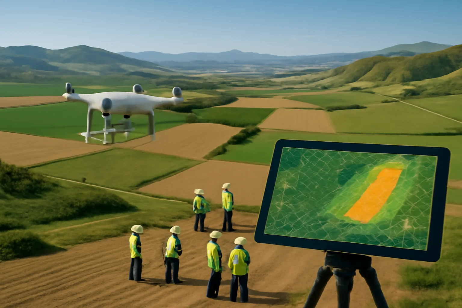Large-Scale Drone Mapping: 100 to 20,000 Hectares | Aeroyantra Blog